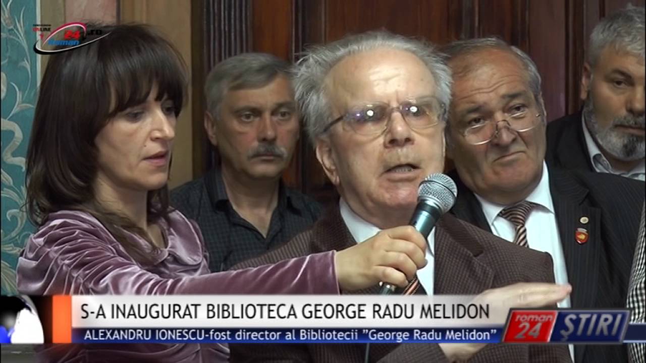 roman24 | S-A INAUGURAT BIBLIOTECA GEORGE RADU MELIDON