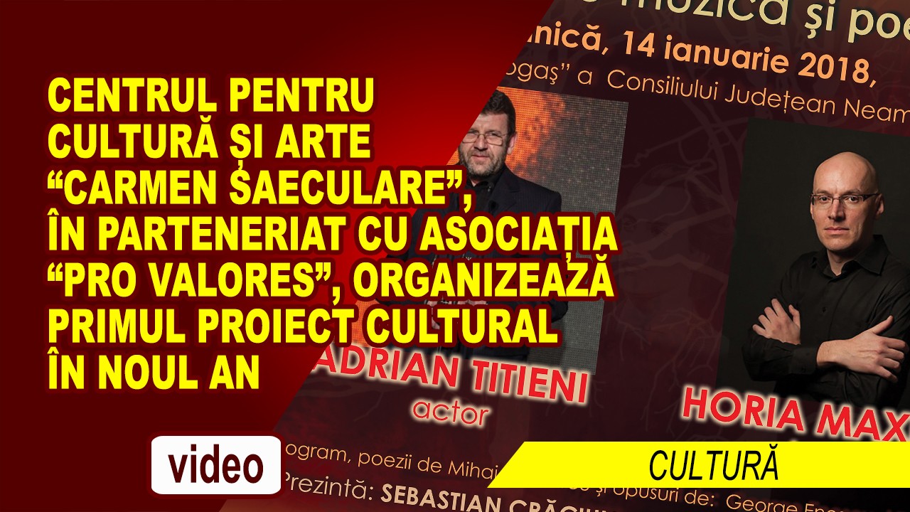 roman24 | ETERNUL EMINESCU, PRIMUL PROIECT CULTURAL DIN 2018 AL ...