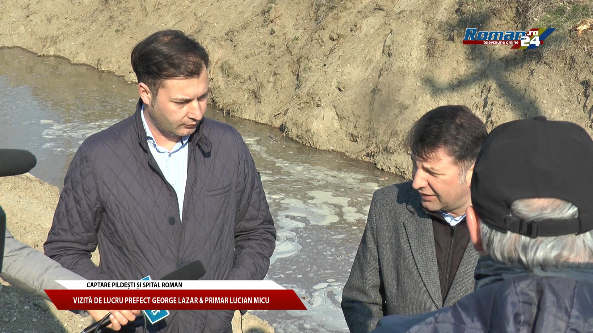 roman24 | (Video) Vizită de lucru prefect George Lazăr & primar Lucian Micu