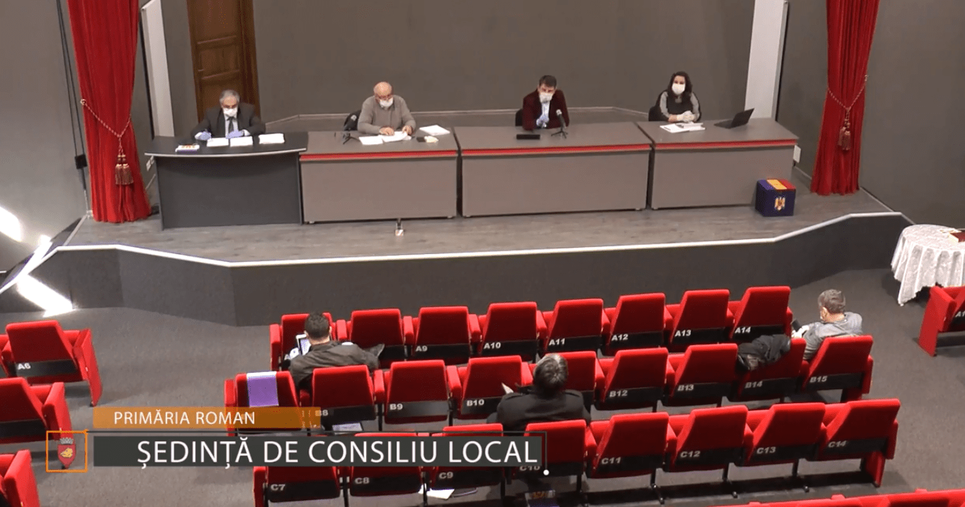 roman24 | (Video) Ședință de consiliu local 26 martie 2020