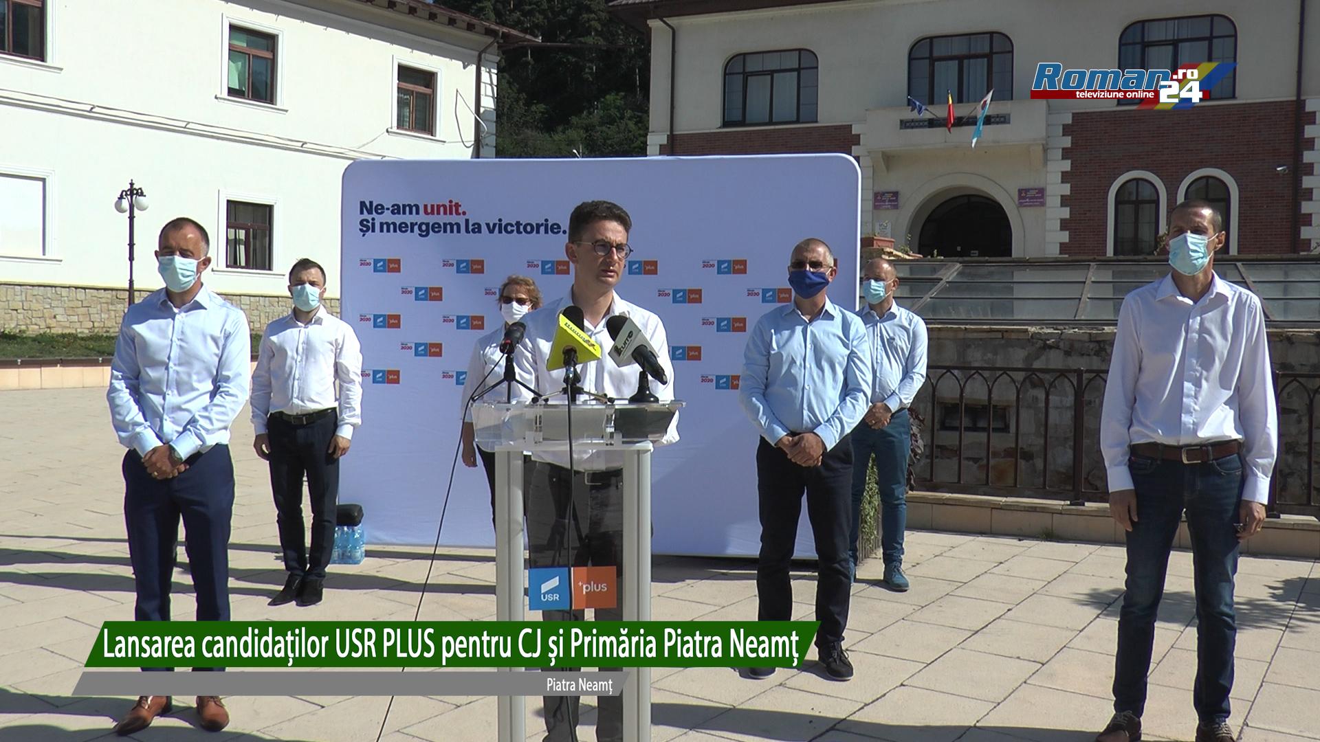 roman24 | (Video) Alianța USR PLUS lansează candidații pentru Primaria ...