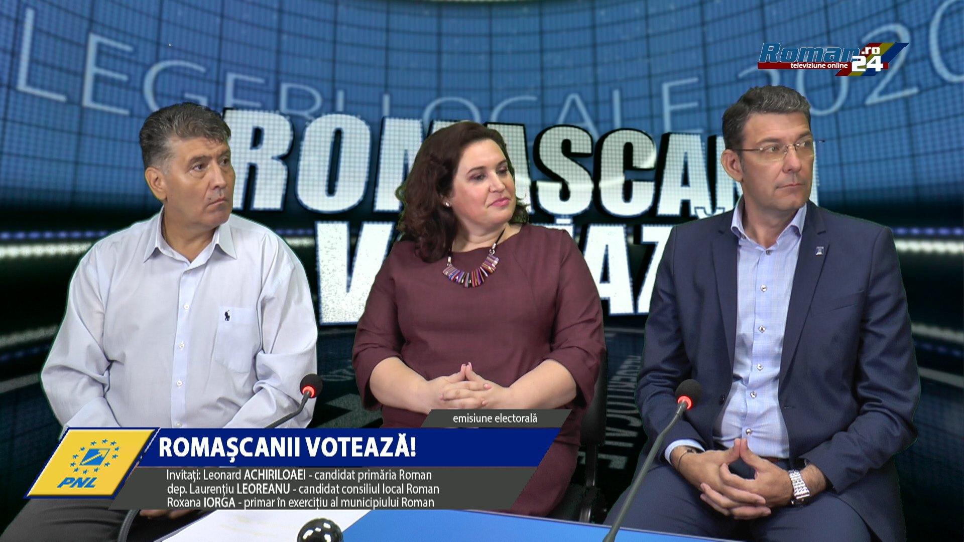 roman24 | (Video) Romașcanii votează - Invitați Roxana Iorga, Leonard ...