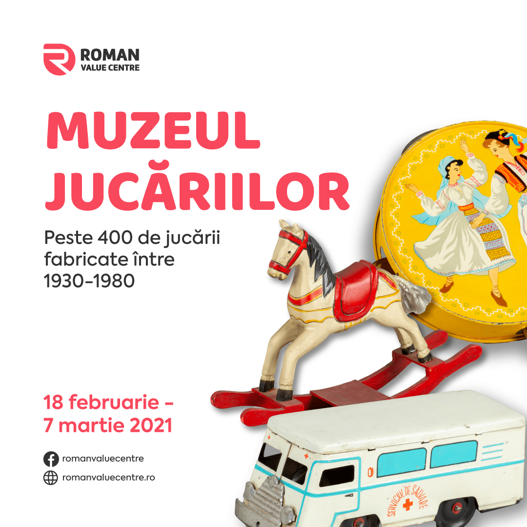roman24 | Expoziție de jucării vechi la Roman Value Centre