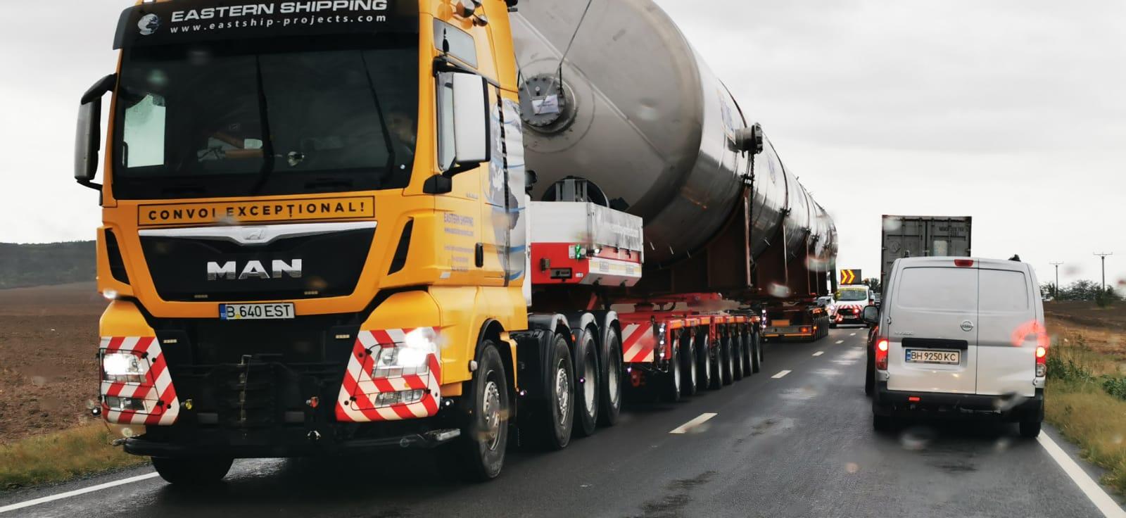 roman24 | Un transport agabaritic va traversa astazi Romanul