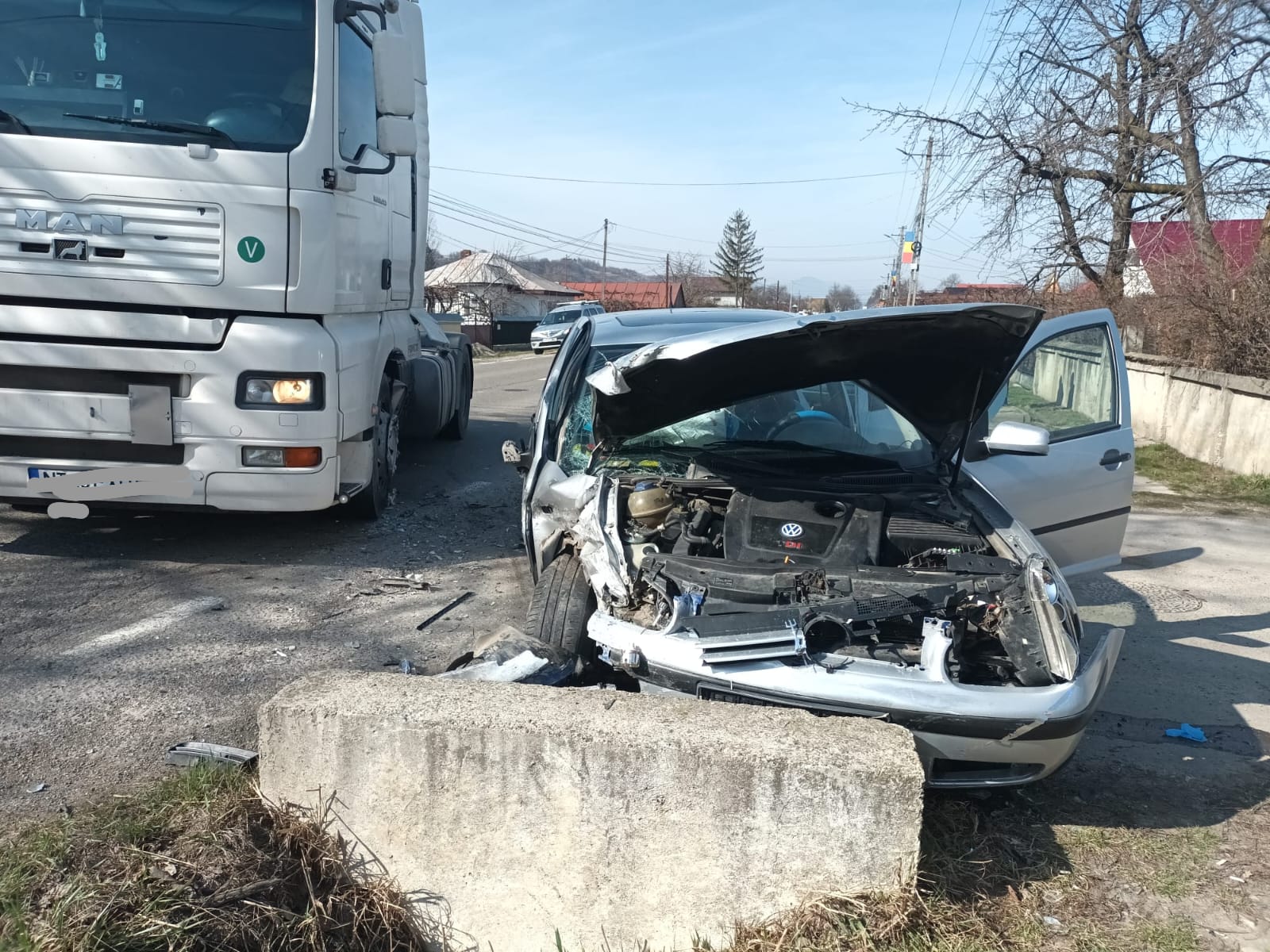 roman24 | Accident rutier în comuna Borlești