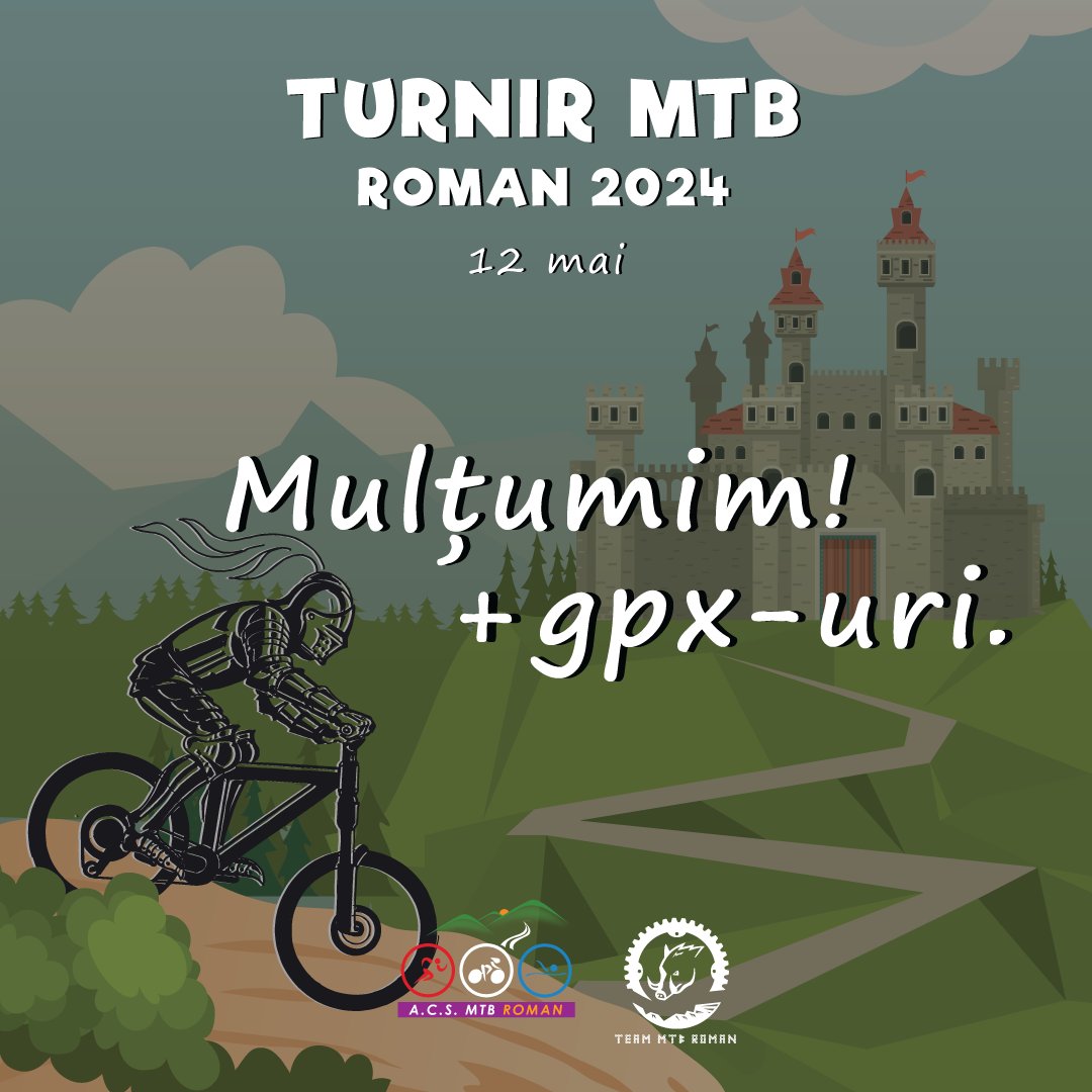 roman24 | Turnirul MTB Roman 2024: Locurile s-au ocupat rapid, GPX ...