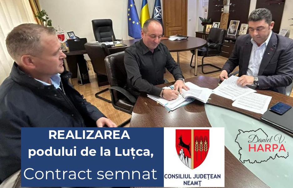 roman24 | A fost semnat contractul pentru realizarea podului de la Luțca